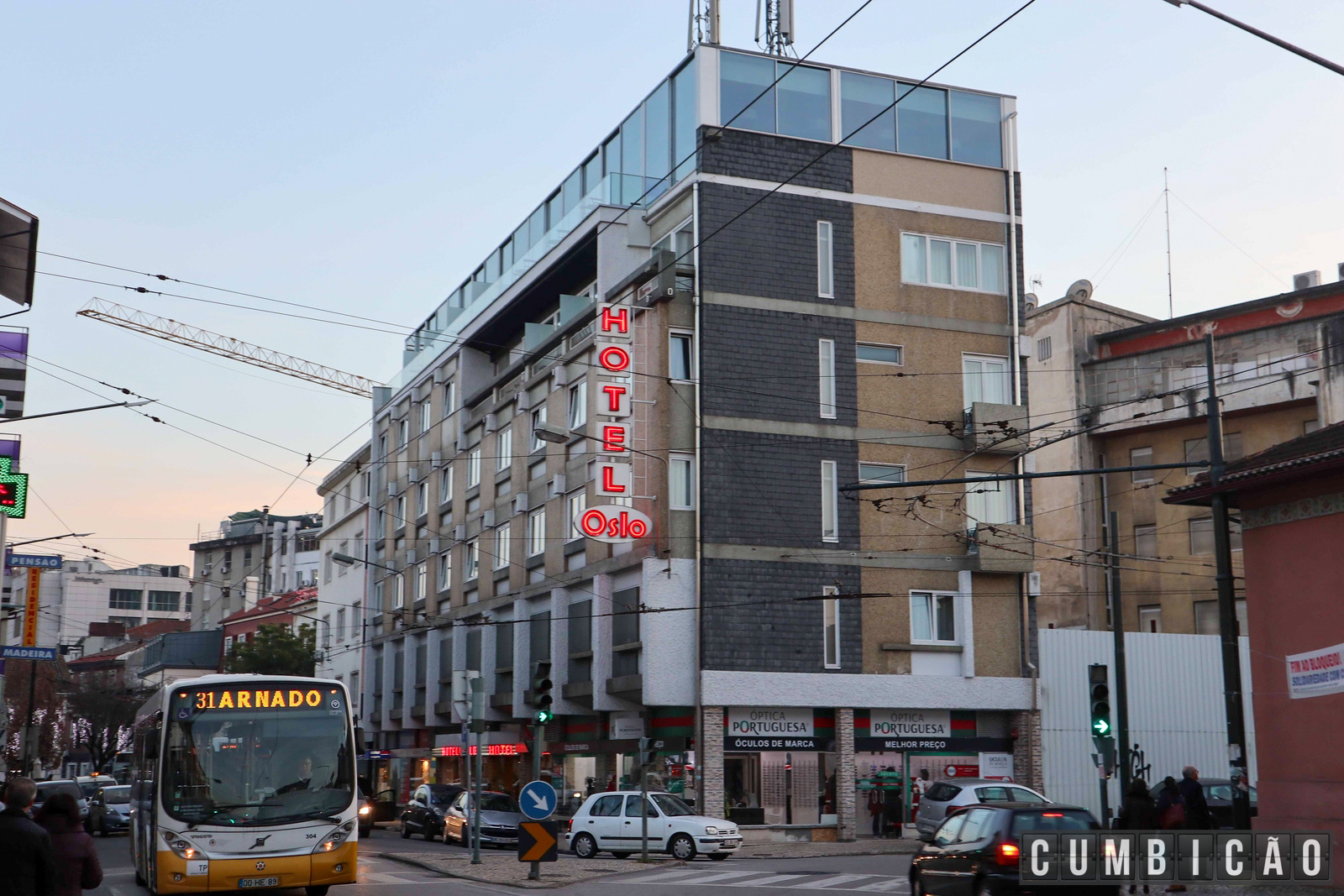 Onde Ficar em Coimbra? Hotel Oslo Coimbra - Cumbicão